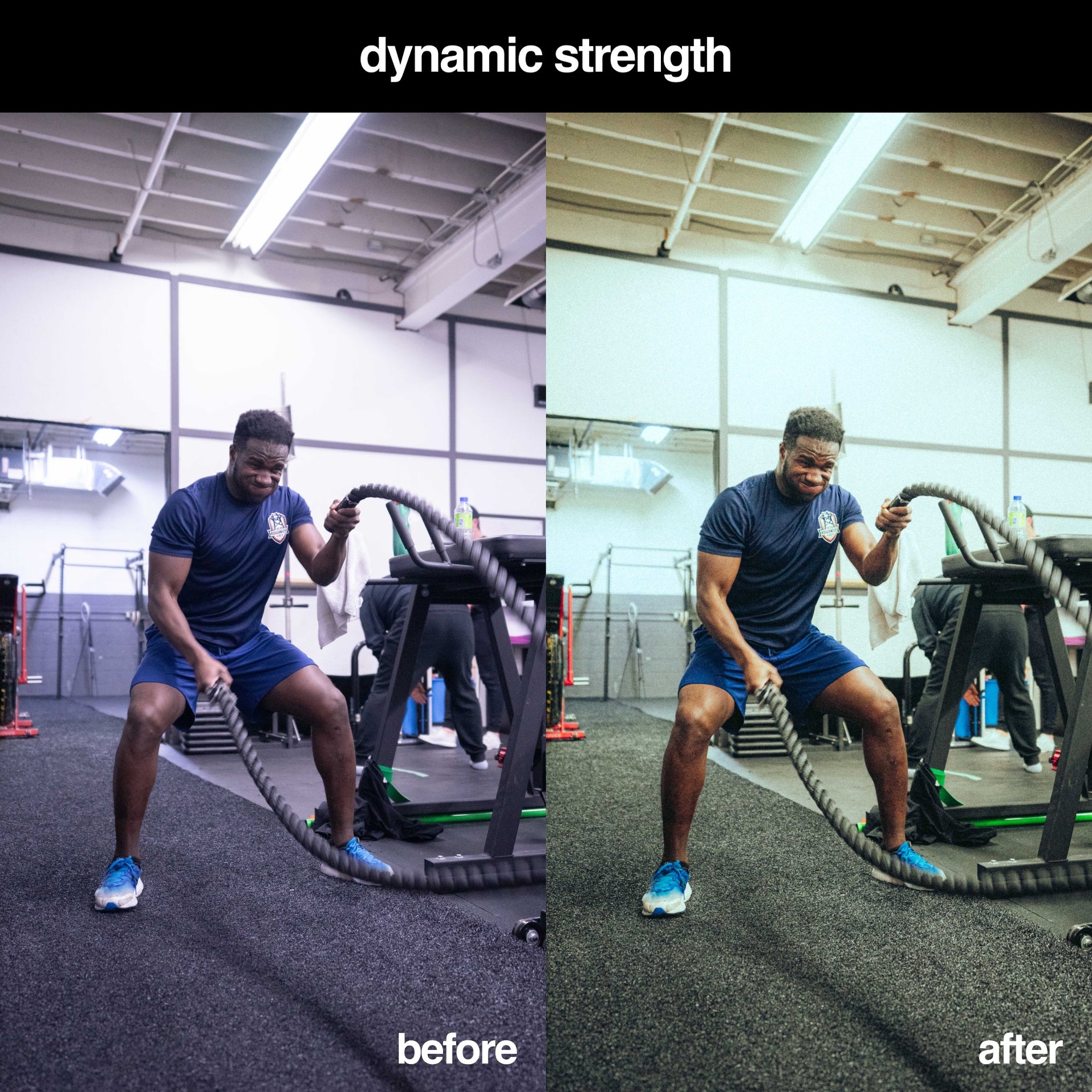 Gym Lightroom Preset Pack & Gridfiti