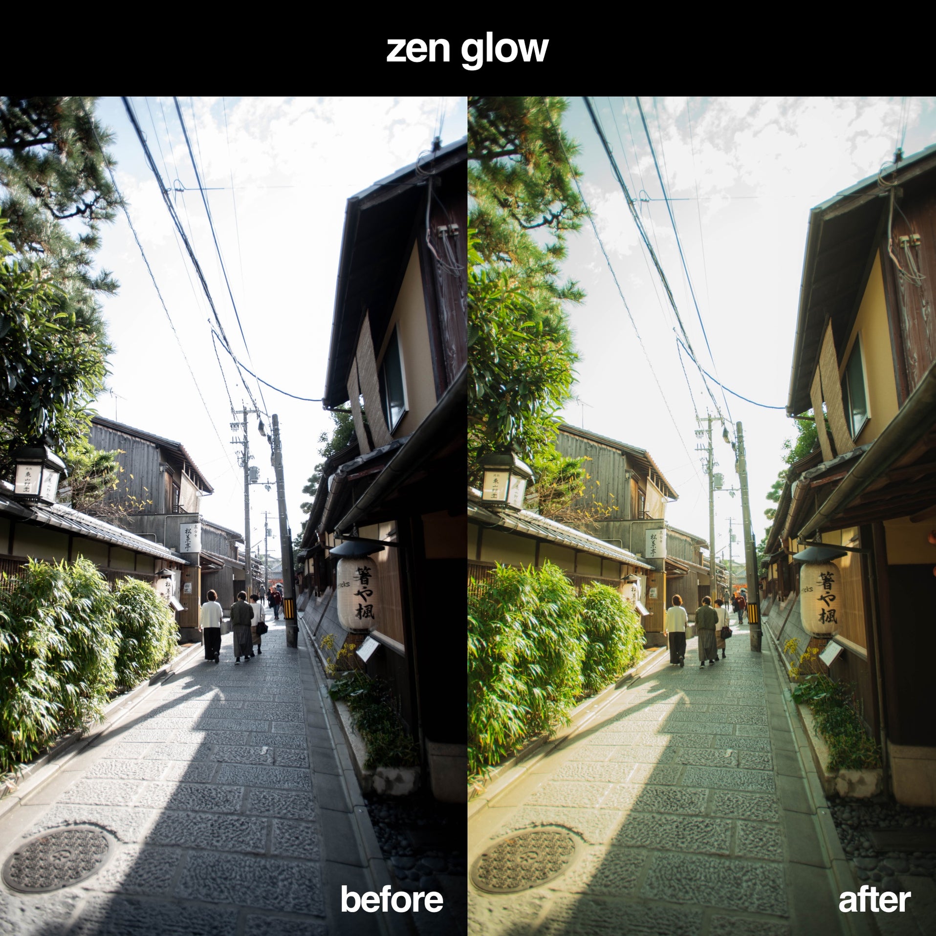 Japanese Lightroom Preset Pack & Gridfiti
