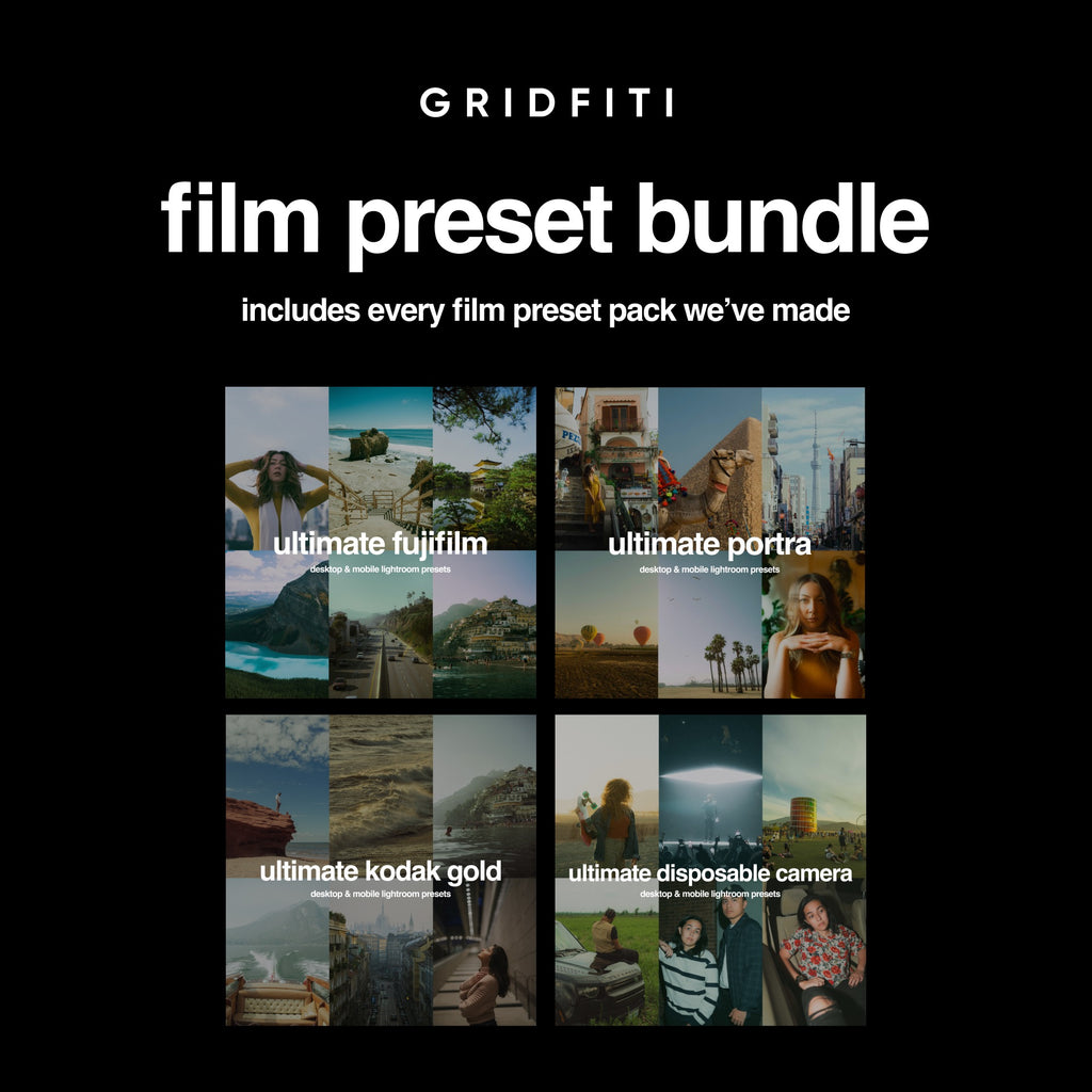 The Ultimate Portra Lightroom Preset Pack & Gridfiti