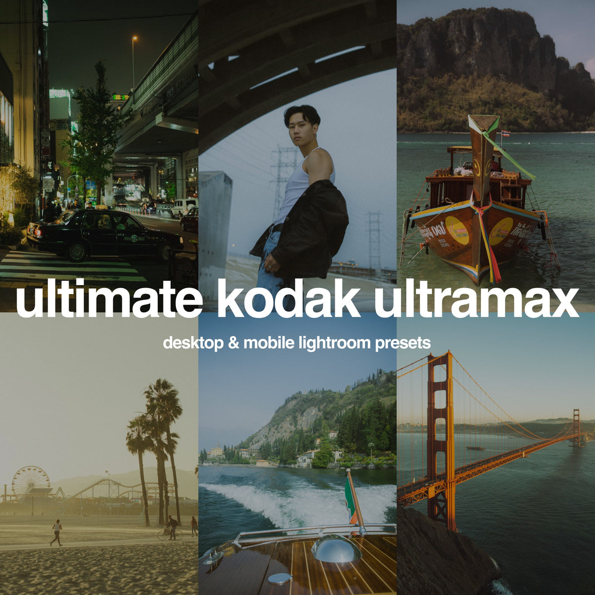 Kodak UltraMax Lightroom Preset Pack & Gridfiti