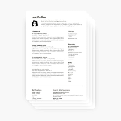 The Essential Resume Template Pack for Notion & Gridfiti