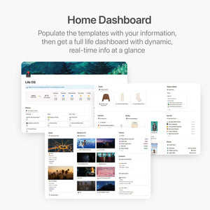 Notion Life OS Template: All-in-One Dashboard & Gridfiti