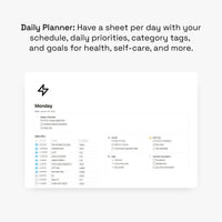 Notion Planner Template Pack: Daily, Weekly & Monthly Planners & Gridfiti