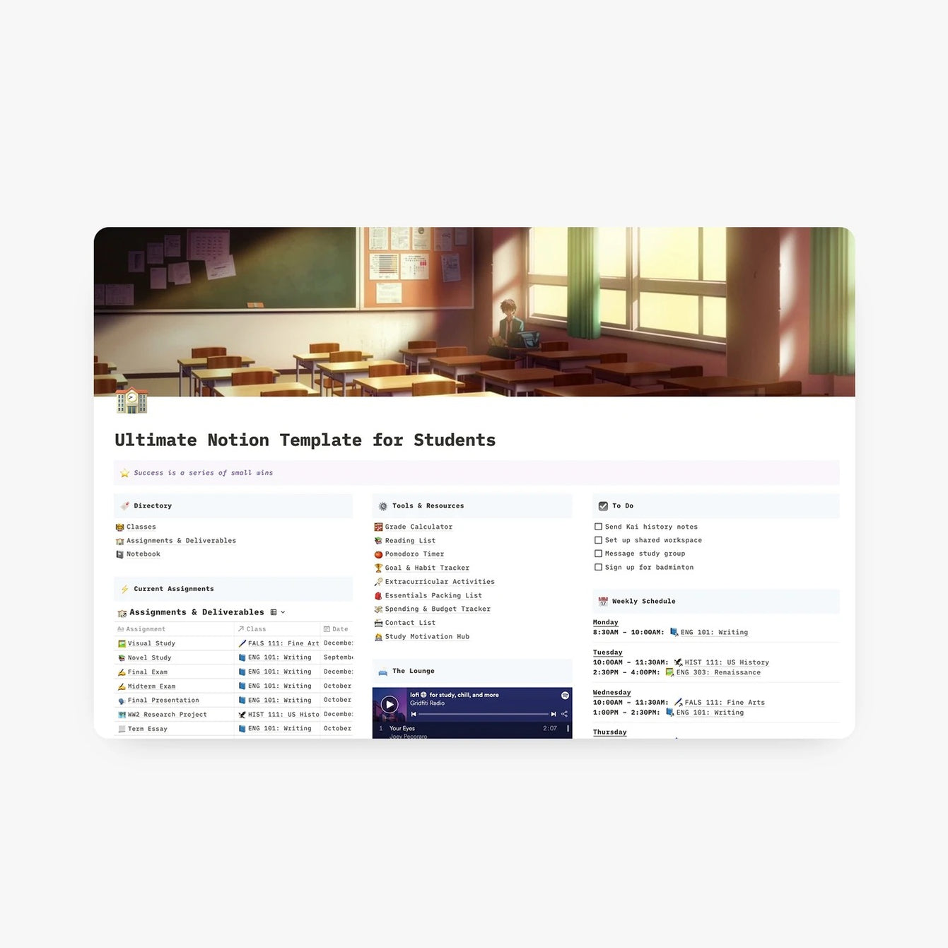 Gridfiti Notion Template Bundle: All Templates [Individual]