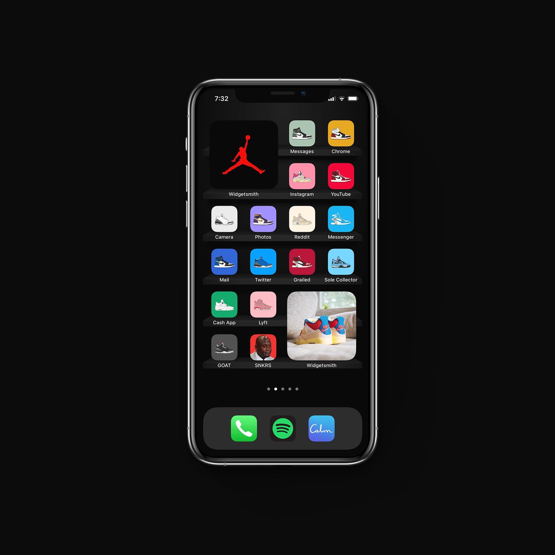 Jordan Sneaker Icon Pack for iOS & iPadOS & Gridfiti