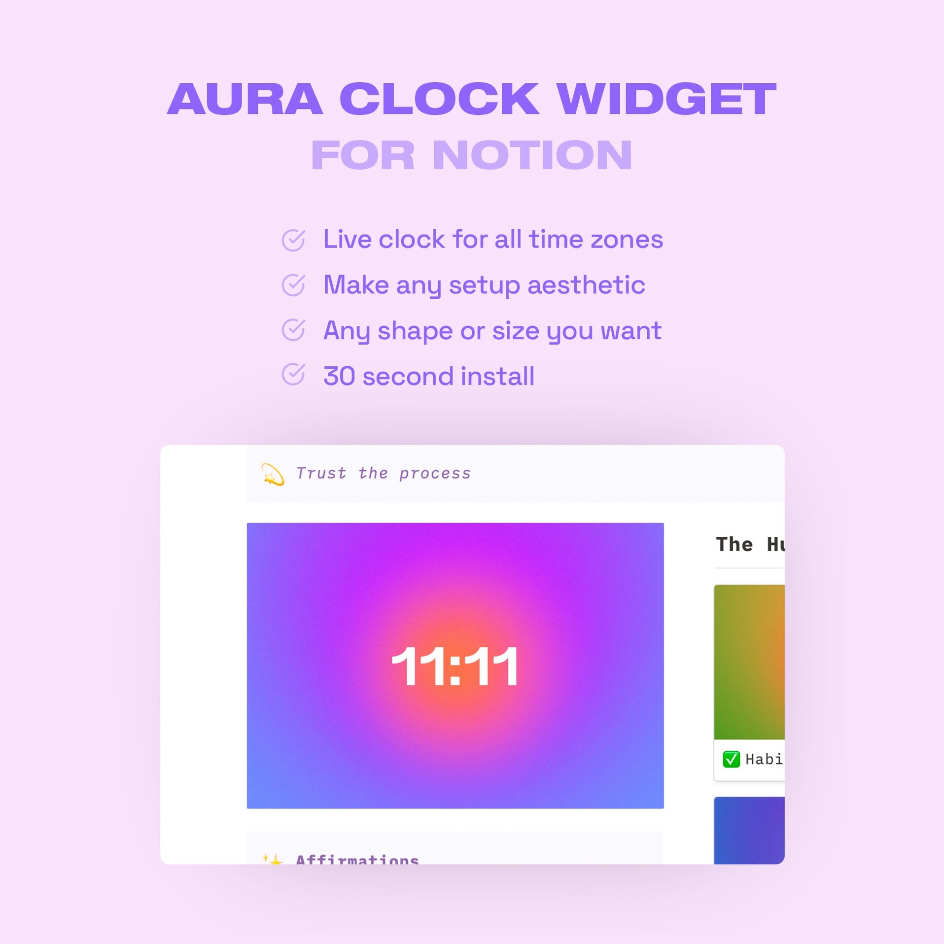 Aura Clock – Aesthetic Notion Widget & Gridfiti Aura Clock – Aesthetic Notion Widget & Gridfiti