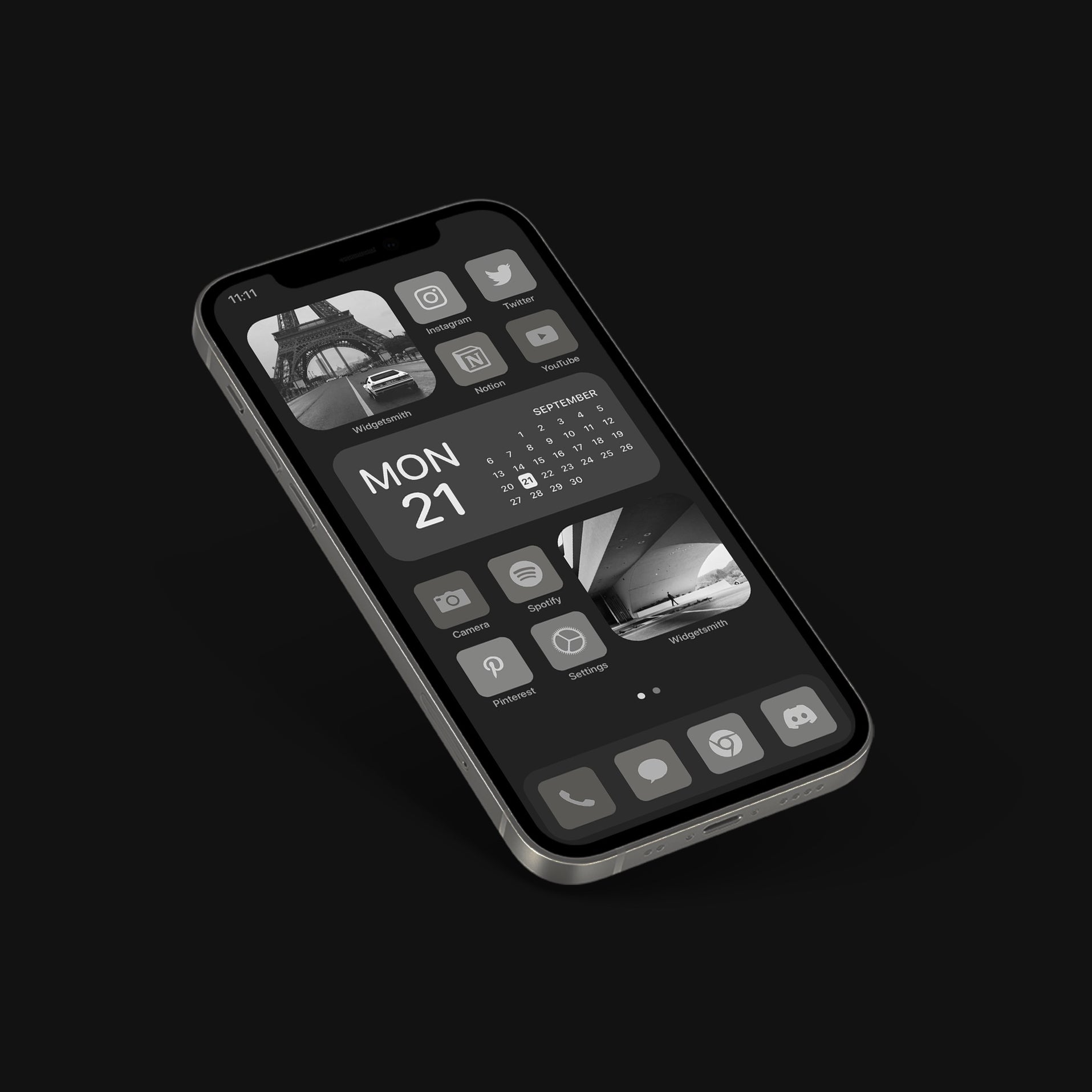 iPhone Pro Themed iOS App Icon Packs & Gridfiti